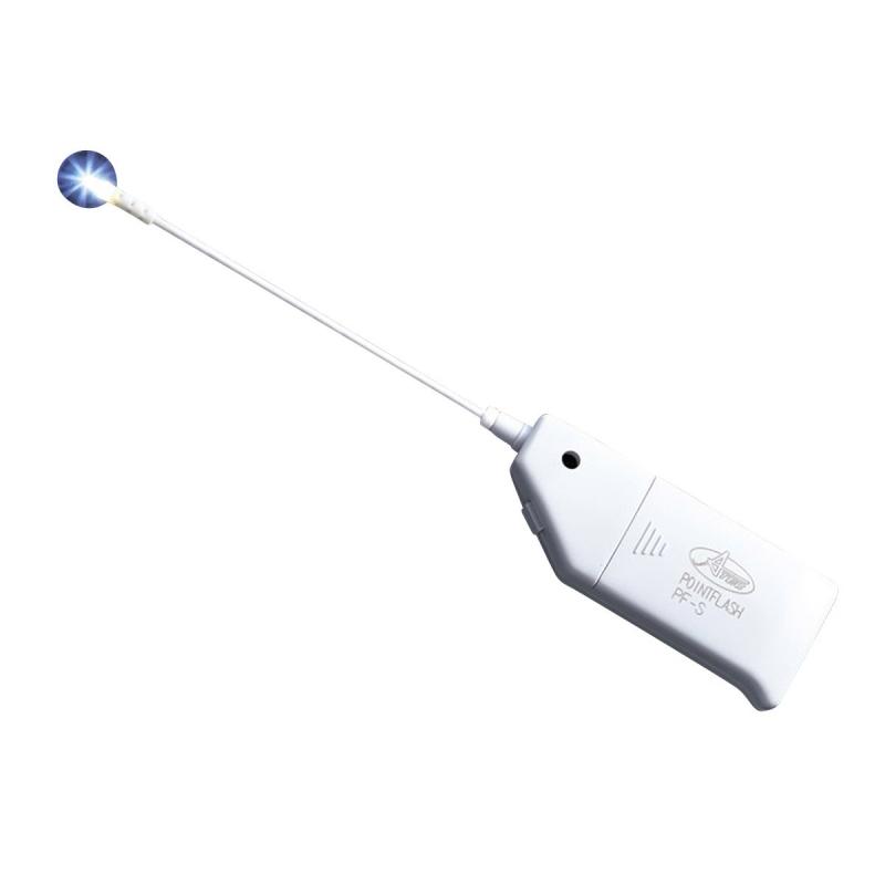 エイテック ポイントフラッシュ PF-S PF-S●明るさ(lm)：60●外径(mm)：20●全長(mm)：217●本体色：グレー●電源：単3乾電池×2●L(mm)：120●電源：単3形アルカリ乾電池×2本（付属）●最大点灯時間：●本体：A...