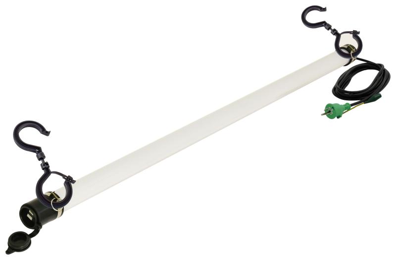 日動工業(Nichido Ind) LED一体型パイプライト 40型 23W 2950lm 昼白色 1230×D51×H51mm 屋内・屋外兼用 LPL-40H●【定格電圧】AC100V（50/60Hz）●【入力プラグ】ポッキンプラグ●【出...