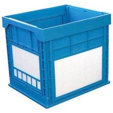 KUNIMORI プラスチック折畳みコンテナ "パタコン" N-134 ブルー 50680-N134-B●容量(L):131●色:ブルー●外形寸法(mm)間口×奥行×高さ:600×500×547●折りたたみ高さ(mm):...