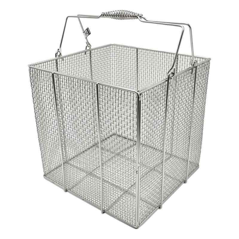 三和化研工業 ステン角型洗浄カゴ 大 300×300×300mm / 4-098-02商品サイズ (幅×奥行×高さ) :サイズ：300角×300mm内容量:1個入り