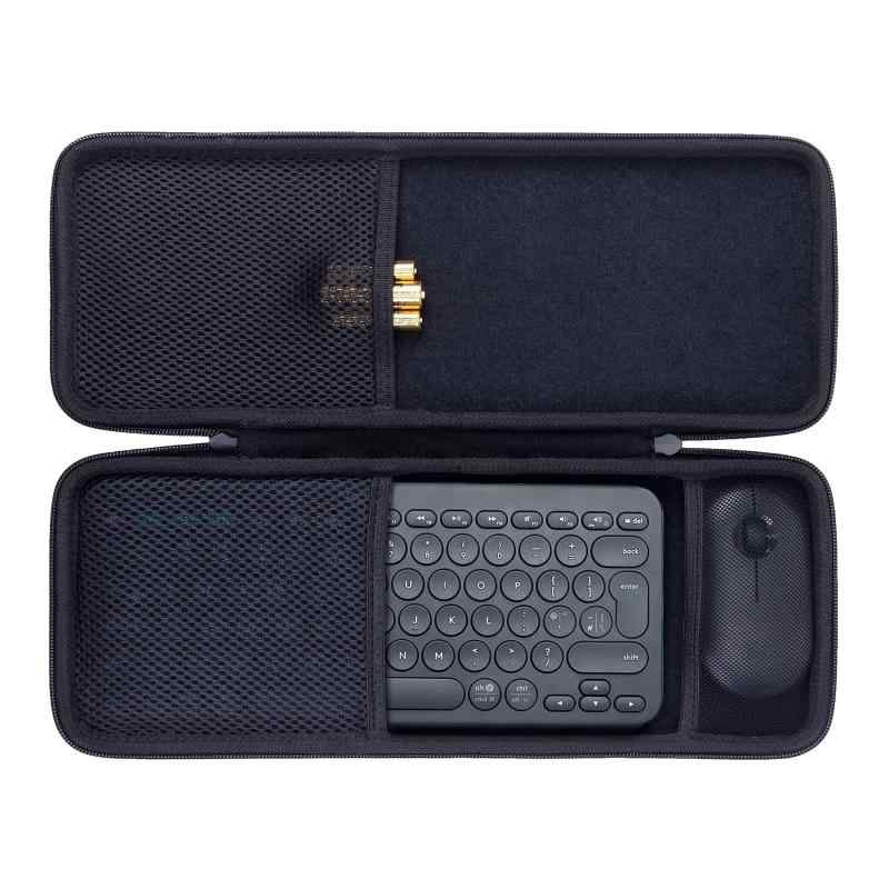 収納ケース 互換品 ‎Logicool ロジクール PEBBLE KEYS 2 K380sGR ワイヤレスキーボード K380s/K380GR+ ワイヤレスマウス PEBBLE MOUSE2 M350sGR /M350GR（ケースのみ） ハ...