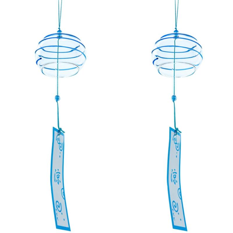 ガラスの風鈴 ユニークなデザイン 癒しの音色 澄み切った響き この静けさと美しさをぜひお家に迎えましょう 風鈴 (BB-2)「癒しの音色、一瞬でイライラを解消」：澄み切った純粋な音色が、あなたの心と体を一瞬でリラックスさせ、一時の静けさを楽...