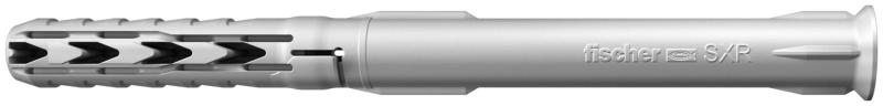 フィッシャー SXRロングシャフトプラグ SXR 8×80 (100本入り) 506196●ロングシャフトタイプで初の欧州技術認定を取得しております。●アンチローテーションにより多種の建材に対し最適に機能します。●ユニークな形状が打ち込み時...