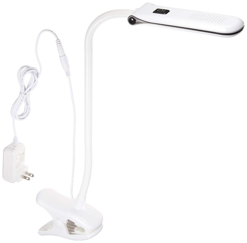 OHM LEDクリップライト ホワイト [品番]07-8006 LTL-CK14-Wシンプルでスッキリとしたデザインです。 ヘッド部は約1.5cmの薄型で、デスク上で邪魔になりません。簡単操作のON/OFFプッシュスイッチです。 面発光設計...