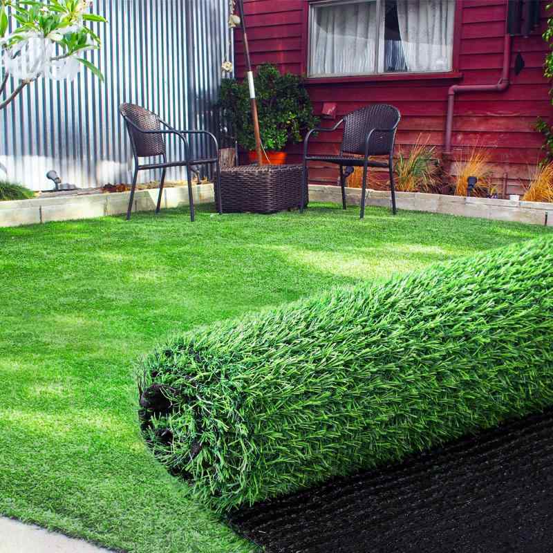 人工芝 ロール 芝丈20mm 1mx10m 透水タイプ 防草シート 芝生 ガーデニング ベランダ U字釘付き ラッシュグリーン(1x10m)🌱【商品サイズと重量】サイズ:幅約1m×奥行約10m×芝丈20mm/重量:約15kg...