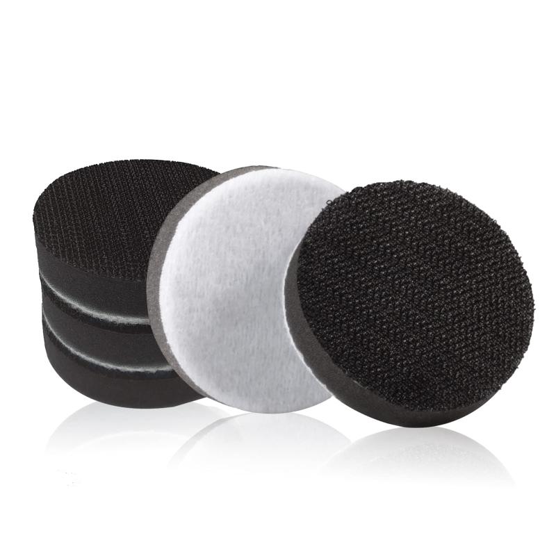 ワンタッチ中間ソフトパッド 中間クッションパッド 中間パッド 50mm径 5枚 緩衝用パッド マジック式 緩衝用マジックパッド スポンジパッド 磨く 研削研磨用品 曲面サンディング 手洗用途：ワンタッチタイプのディスク用で、曲面及びライン研...