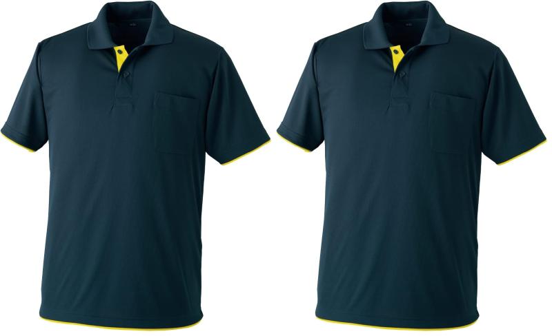 小倉屋 POLOIZM(ポロイズム) 6018 吸汗速乾レイヤード半袖ポロ