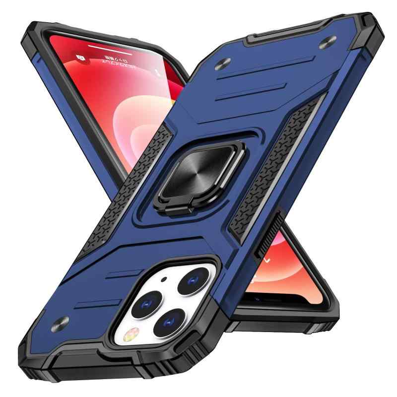 WACJOSD 対応 iphone 11Pro 用の ケース リング 耐衝撃 衝撃吸収 米軍MIL規格取得 レンズ保護 TPU+PC リングつき 指紋防止 車載ホルダー対応 スタンド機能 防塵 薄型 軽量 落下防止 擦り傷防止 11Pro ...