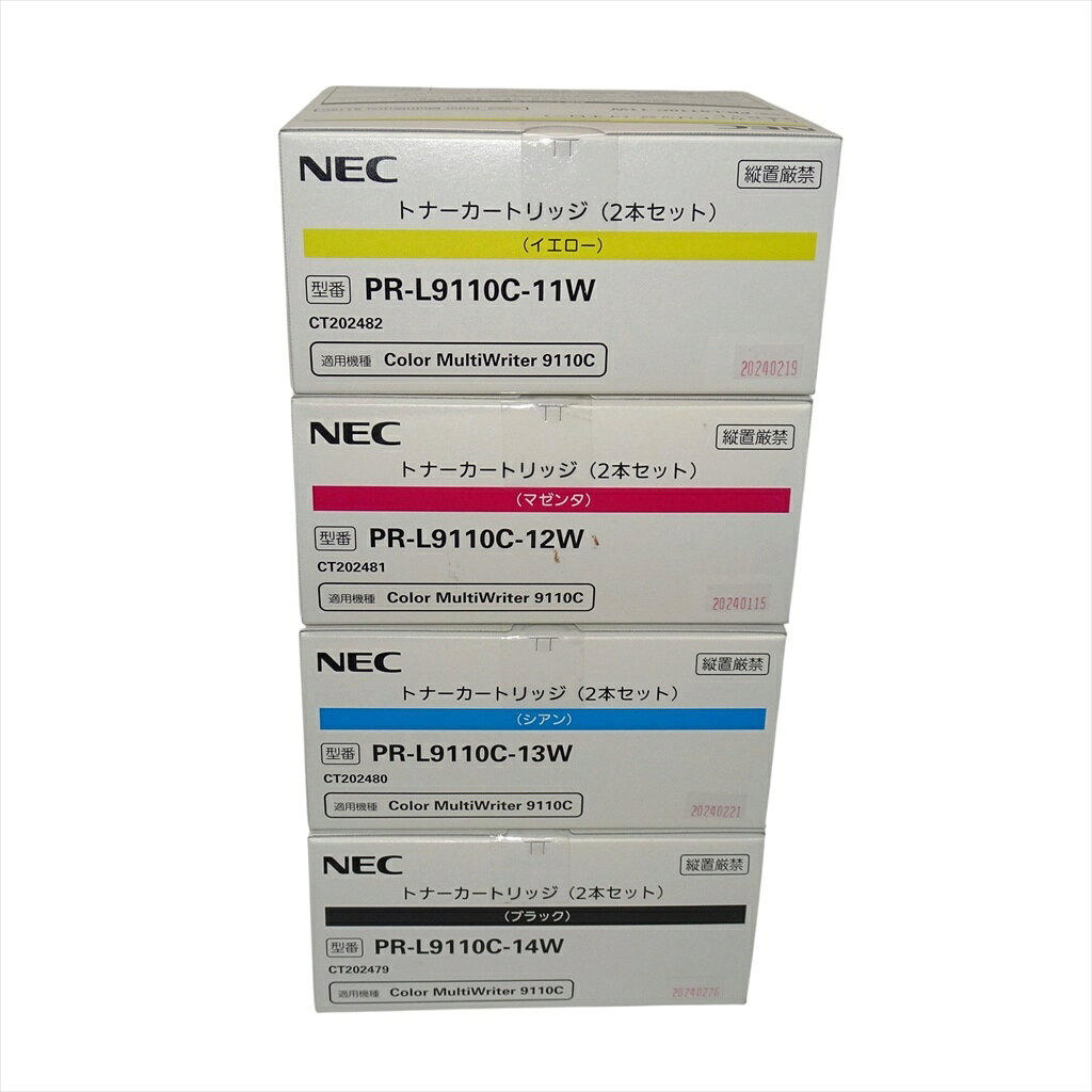 商品情報 4色セット 純正 NEC トナーカートリッジ PR-L9110C-14W/PR-L9110C-11W/PR-L9110C-12W/PR-L9110C-13W Color MultiWriter 9110C用 9888です。 商品内...
