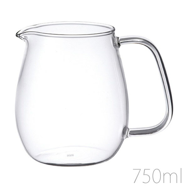 UNITEA ＋Jug L 600ml 【耐熱ガラスジャグL】熱に強いホウ珪酸ガラスを使用しています。別売りのリッドとストレーナーをプラスするとティーポットとして使えます。サイズ：&phi;78&times;H120・W146mm容　量：使...