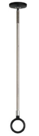 【お取り寄せ商品】 [サイズ]460、550、640の3段階調節 [本体重量]270g [材質]SUS304・ZDC [色]ブラック [荷重目安]8kgf/本 特長 ・ポールは簡単ワンタッチ脱着式で、使用しない時は外しておけます。(フック付...