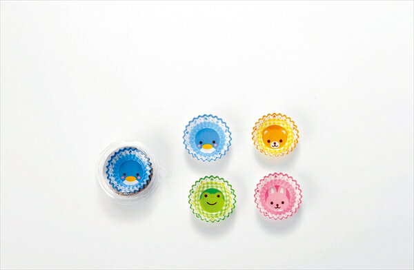 【特長・仕様】材質:パルプ、内面PETフィルムラミ4柄アソート(うさぎ、かえる、くま、ぺんぎん)※御注文の際は、入数単位でお願いします。※サイズ表示は目安になります。直径×高さ(mm),底径(mm)55×20,30