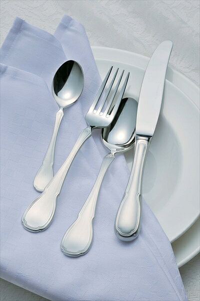 【特長・仕様】Silver Plated MarvellousSA 18-12 マーベラス銀仕様 材 質:18-12ステンレス鋼 処 理:銀メッキ/ ハーフサテン・ベルベット仕上TM メッキ厚:3.8μ オープンストック:53アイテム※幅表...
