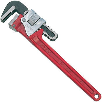○使用可能管のサイズ；呼び寸法：8A（1/4B）〜65A(2"1/2B)；外径：13〜80 ○全長：372mm ○重量：2100g ●品質的にはJIS強力級に相当●ガス、水道管等に最適です。 ●歯部硬度はHRC52〜58で耐久性抜群。　