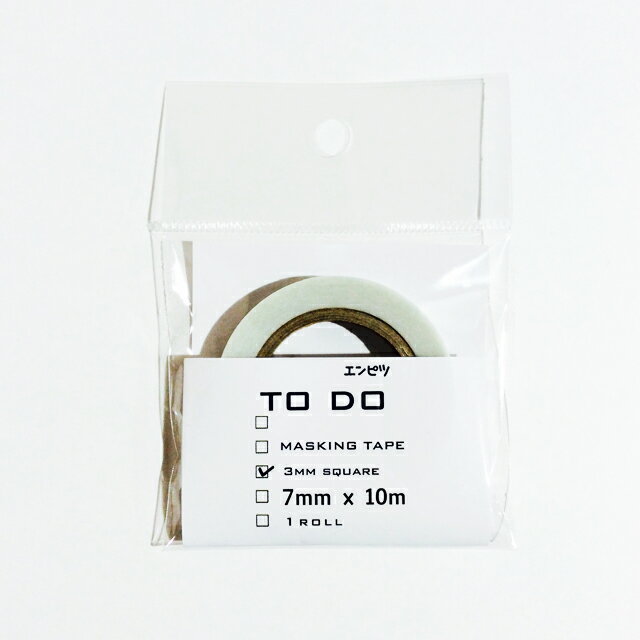 どんな紙でもToDoリストに変身 ! 鉛筆タッチのチェックボックスがずらりと並んだマスキングテープです。ボックスサイズは3mm×3mm。シンプルなデザインと細めのテープ幅で、手帳にもぴったり ! オリジナルのタスクリストを作って便利にお使い...