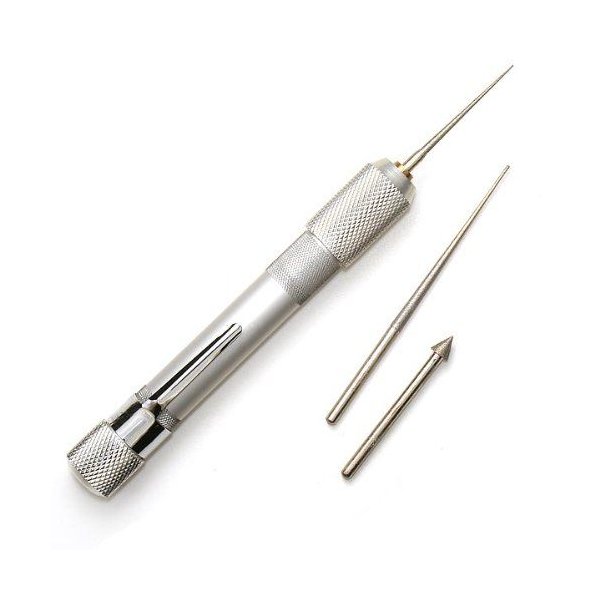 ◆長さ：11.8cm（リーマー本体） ◆重さ：31g（リーマー本体のみ） ビーズの穴の大きさを調節するためのビーズリーマーです。 穴の内側を滑らかにするためにも使用できます。 ダイヤモンドポイントが3種類付属しています。 また、ダイヤモンド...