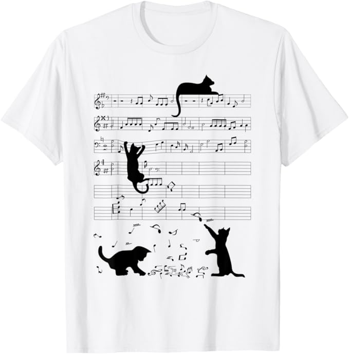 DUT猫猫音ミュージシャンタ Tシャツ 男女兼用 Tシャツ メンズ 半袖 半袖Tシャツ 春服 夏 猫に盲目 な 猫好き には たまらない 、かわいい 面白い 視力検査のデザイン です。 猫を飼っている人 、 ねこ飼い さん 、 猫を愛する ...