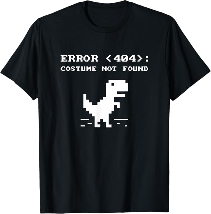 メーカー希望小売価格はメーカーサイトに基づいて掲載しています404 エラーコスチューム Not Found シャツ 面白い ハロウィン インターネット Tシャツ 男女兼用 Tシャツ メンズ 半袖 半袖Tシャツ 春服 夏 （背面印刷可?備考必...