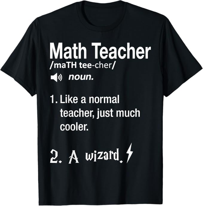 メーカー希望小売価格はメーカーサイトに基づいて掲載していますおかしな数学教師 Like a Normal Teacher Cooler Wizard Tシャツ 男女兼用 Tシャツ メンズ 半袖 半袖Tシャツ 春服 夏 （背面印刷可?備考必須...
