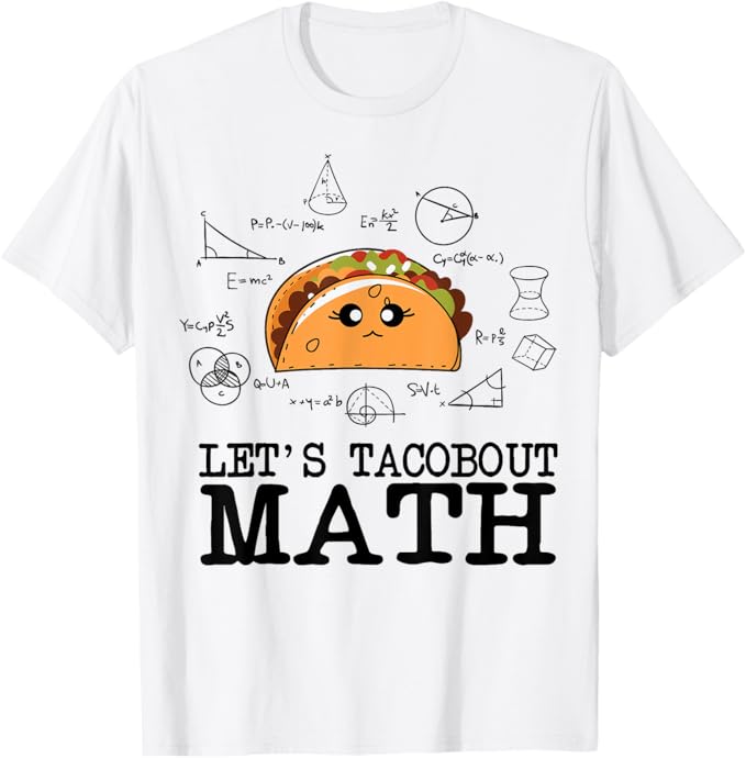 メーカー希望小売価格はメーカーサイトに基づいて掲載していますLet's Taco Bout Math Pi Day 数学教師 オタクTシャツ 男女兼用 Tシャツ メンズ 半袖 半袖Tシャツ 春服 夏 （背面印刷可?備考必須） 数学の先生、物...