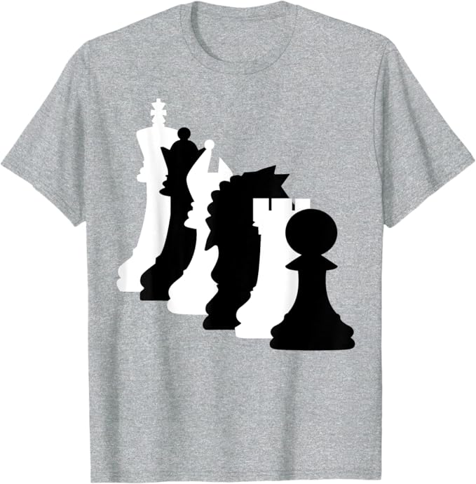 チェスピース チェスプレイヤー ボードゲーム Tシャツ 男女兼用 Tシャツ メンズ 半袖 半袖Tシャツ 春服 夏 （背面印刷可?備考必須） チェスプレイヤー、男性、女性、女の子、ティーン、学生、休日や特別な機会のアスリートに最適なユニークな...