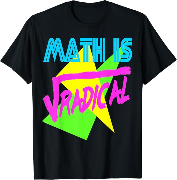 メーカー希望小売価格はメーカーサイトに基づいて掲載していますMath Is Radical Retro 80年代 ヴィンテージ 代数学教師 Tシャツ 男女兼用 Tシャツ メンズ 半袖 半袖Tシャツ 春服 夏 （背面印刷可?備考必須） 男性、...