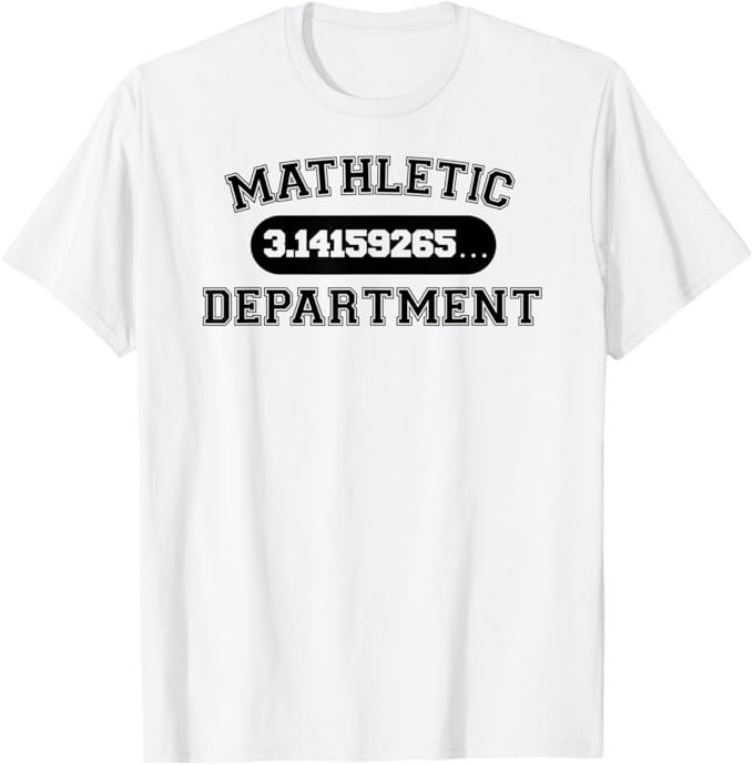 メーカー希望小売価格はメーカーサイトに基づいて掲載していますMAthletic Department Pi Day 面白い 数学教師 Tシャツ 男女兼用 Tシャツ メンズ 半袖 半袖Tシャツ 春服 夏 （背面印刷可?備考必須） 数学の学生、...