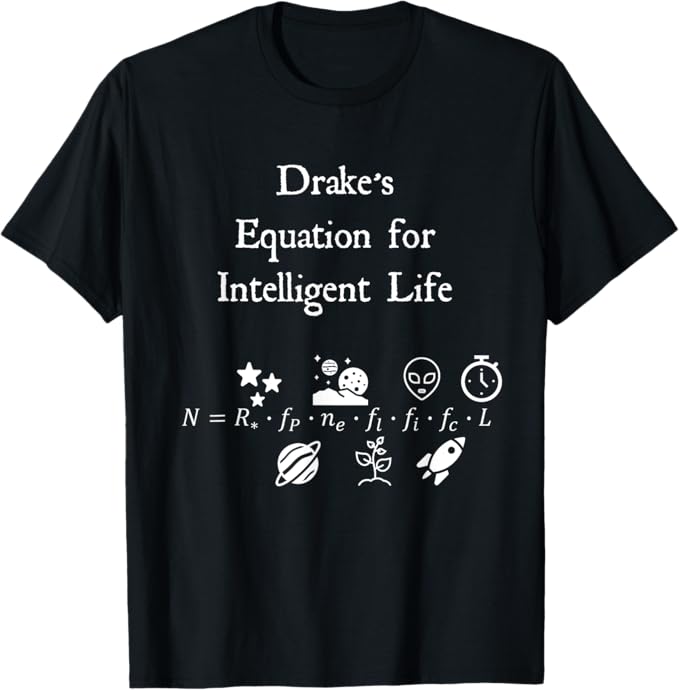メーカー希望小売価格はメーカーサイトに基づいて掲載していますDrake's Equation Space Science 物理学 先生へのギフト Tシャツ 男女兼用 Tシャツ メンズ 半袖 半袖Tシャツ 春服 夏 （背面印刷可?備考必須） ...