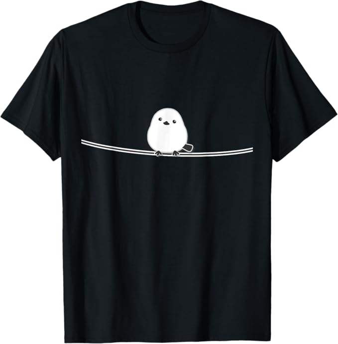 メーカー希望小売価格はメーカーサイトに基づいて掲載していますシマエナガ 白い鳥 動物 ゆるくて かわいい イラスト Tシャツ 男女兼用 Tシャツ メンズ 半袖 半袖Tシャツ 春服 夏 （背面印刷可?備考必須） 5メーカー希望小売価格はメーカ...