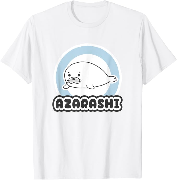 メーカー希望小売価格はメーカーサイトに基づいて掲載していますアザラシ Azarashi ロゴ 動物 ゆるくて かわいい Tシャツ 男女兼用 Tシャツ メンズ 半袖 半袖Tシャツ 春服 夏 （背面印刷可・備考必須） 5メーカー希望小売価格はメ...