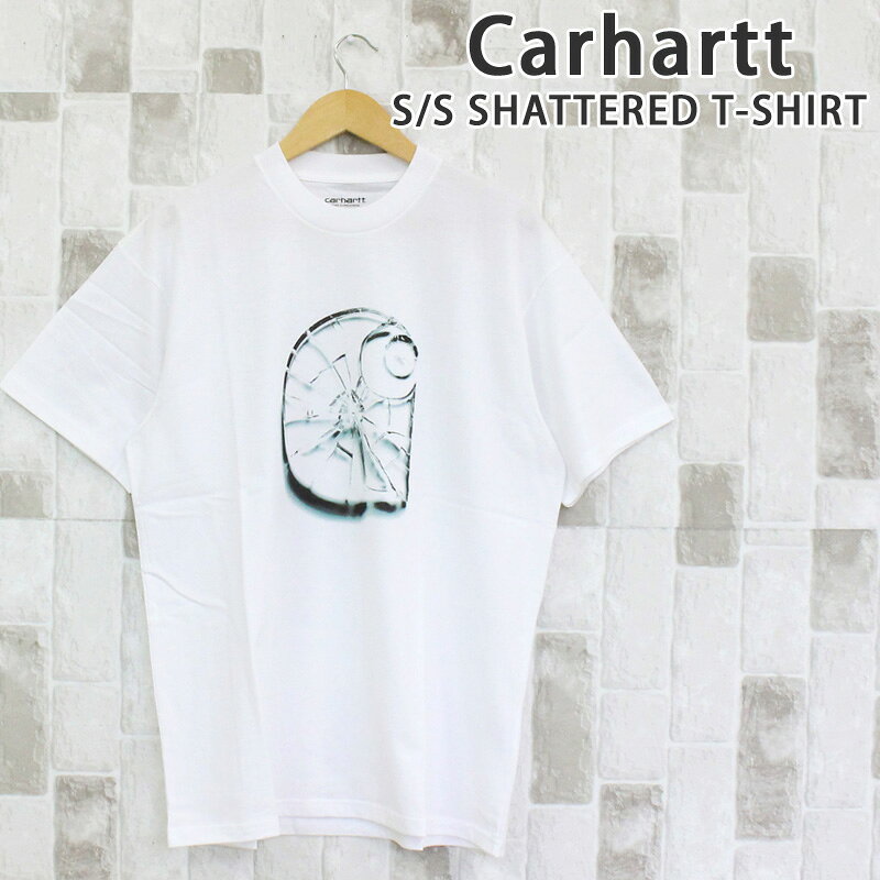 Carhartt WIP/カーハート ダブリューアイピー ワーク イン プログレス 「S/S Shattered T-Shirt」 インパクトあるグラフィックプリントが目を惹くクルーネックTシャツです。 ミッドウェイトのオーガニックコットン...
