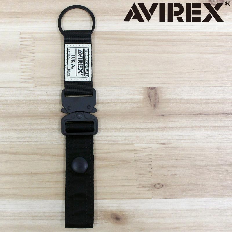 FLIGHT NYLON 'KEY HOLDER' / キーホルダー / AVIREX / アヴィレックス AVIREXのMA-1と同じ生地を使用したナイロンバッグシリーズ MA-1をモチーフにしたキーホルダー 表面をナイロン生地にすること...