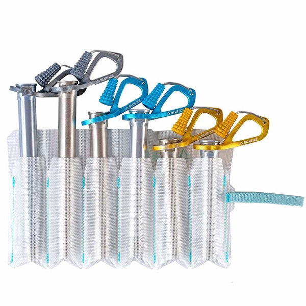 スクリュー用保護ケース。この超軽量でミニマルなケースは、アプローチ中にアイススクリューを保管、保護、持ち運びできるように設計されています。収納しやすい6つのコンパートメントと、単純なエアロキャップよりも優れた保護機能を備えています。重量：4...