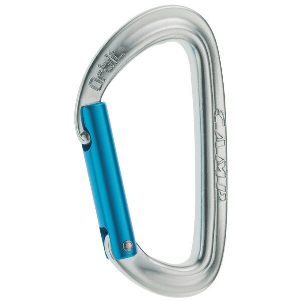 コストパフォーマンスに優れたカラビナ。重量を増やすことなく強度を高めてリニューアル。ノーズ形状もスリムになり、ゲートとのスペースが最小限に調整され安全性も向上。スタンダードで使いやすいカラビナです。高さ：98mm幅：58mmゲート幅：20m...