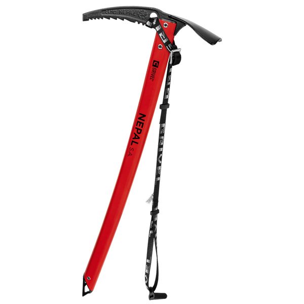 ※北海道・沖縄へは発送できません、ご注文はキャンセルになります。 シャフトの弛やかなSAカーブは滑落停止動作を行い易く、硬い鋼材のヘッドと合わせて雪山での登下降時のアクシデントにも素早く確実に対応出来るように設計されています。熱間鍛造ニッケ...