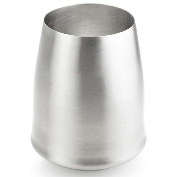 ※北海道・沖縄へは発送できません、ご注文はキャンセルになります。 GSIが作ったアウトドアでの食卓で優雅なひとときを演出する、ステンレス製ワイングラスです。ステム部分をなくし倒れにくいタイプです。容量：320ml重量：82g材質：ステンレス...