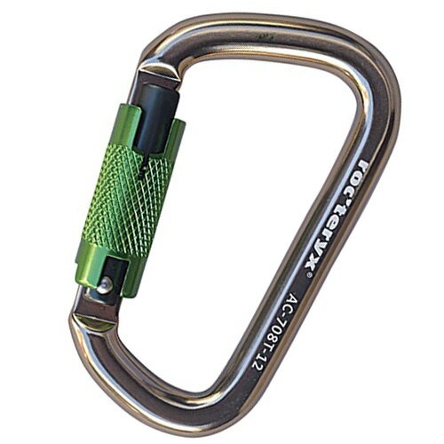 2段階手動オープンゲート。タテ径／113mm強度／30-9-8kN開口幅／21mm重量／90gカラー／スクリュー部グリーン規格／CE、EN 362、EN 12275 SKU: roc-rtac708t &nbsp; &nbsp; 最終更新:...