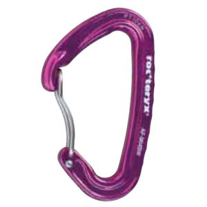 幅広ノーズ。8ヶ所の突起がロープクリップを補佐します。タテ径：89mm強度：25-8-8KN重さ：31g開口幅：24mm SKU: roc-rtaf904bw-pp &nbsp; &nbsp; 最終更新: 2025-05-23 20:09:52