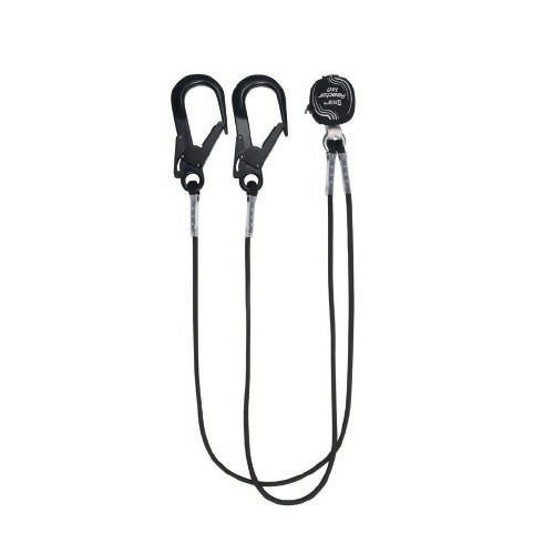 ※北海道・沖縄へは発送できません、ご注文はキャンセルになります。 特殊縫製によるアブソーバーが裂けることで、墜落停止時にかかる身体への衝撃荷重を最小限に抑えるためのアブソービング・ロープランヤードです。最大140kg（装備品などを含む）まで...