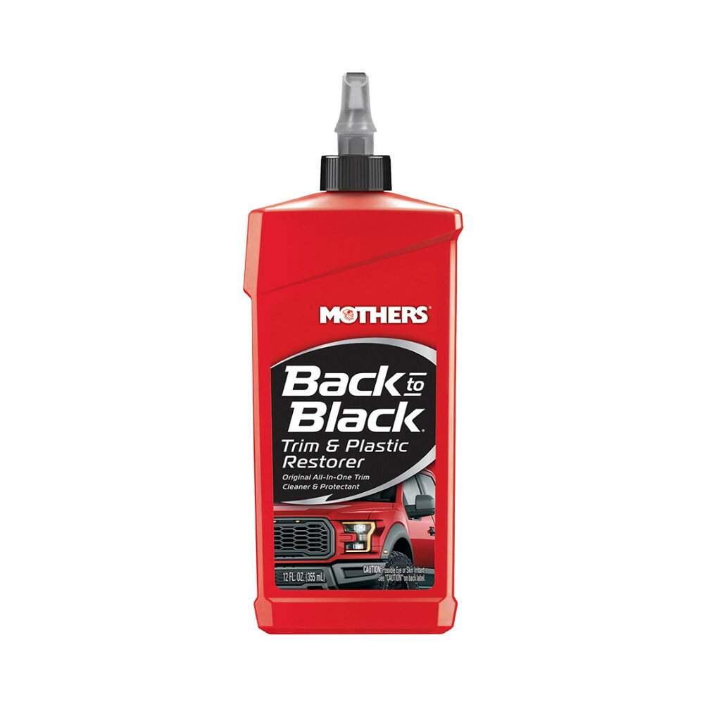 【商品名】 MOTHERS バックトゥブラック 樹脂復活剤 355ml 未塗装樹脂 艶出し 保護 MT-06112 【商品説明】 ■白化・色あせた未塗装樹脂を黒く復元し深い艶を再現 ■バンパー・フェンダー・ミラーなど外装樹脂パーツに最適 ■...