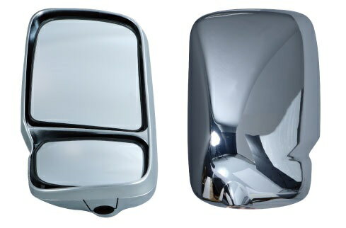 【商品コード：501764】JET INOUE/ジェットイノウエ製品になります。在庫/納期につきましてはお気軽にお問い合わせ下さい。エアループデュトロ用純正タイプ、2分割ミラー/ヒーターなし用、メッキタイプミラー登場。補修用として、またドレ...