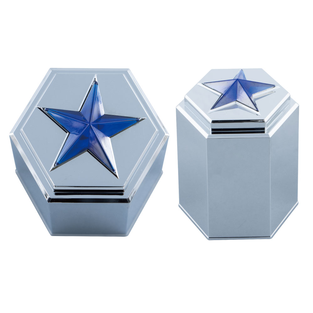 【商品コード：500551】JET INOUE/ジェットイノウエ製品になります。在庫/納期につきましてはお気軽にお問い合わせ下さい。星型アクセサリー付きナットカバー。5色のバリエーションで登場しました。高さ60mm。41mmタイプ。●入数：...