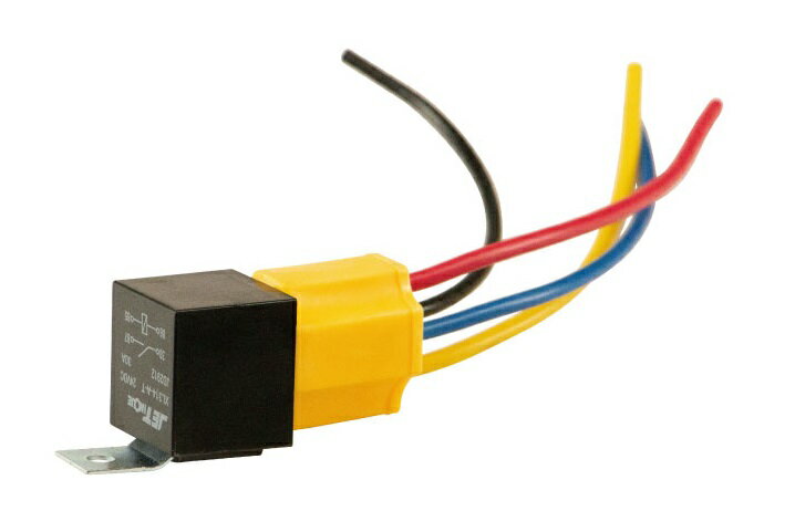 【商品コード：505114】JET INOUE/ジェットイノウエ製品になります。在庫/納期につきましてはお気軽にお問い合わせ下さい。大容量の電流を安全に制御する4極リレー。大容量の電装飾品を取り付ける際の必需品です。車両にホーンの取り付けや...