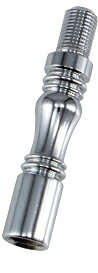 【商品コード：506307】JET INOUE/ジェットイノウエ製品になります。在庫/納期につきましてはお気軽にお問い合わせ下さい。●材質：真鍮、クロームメッキ●口径サイズ：10×1.25●長さ：80mm