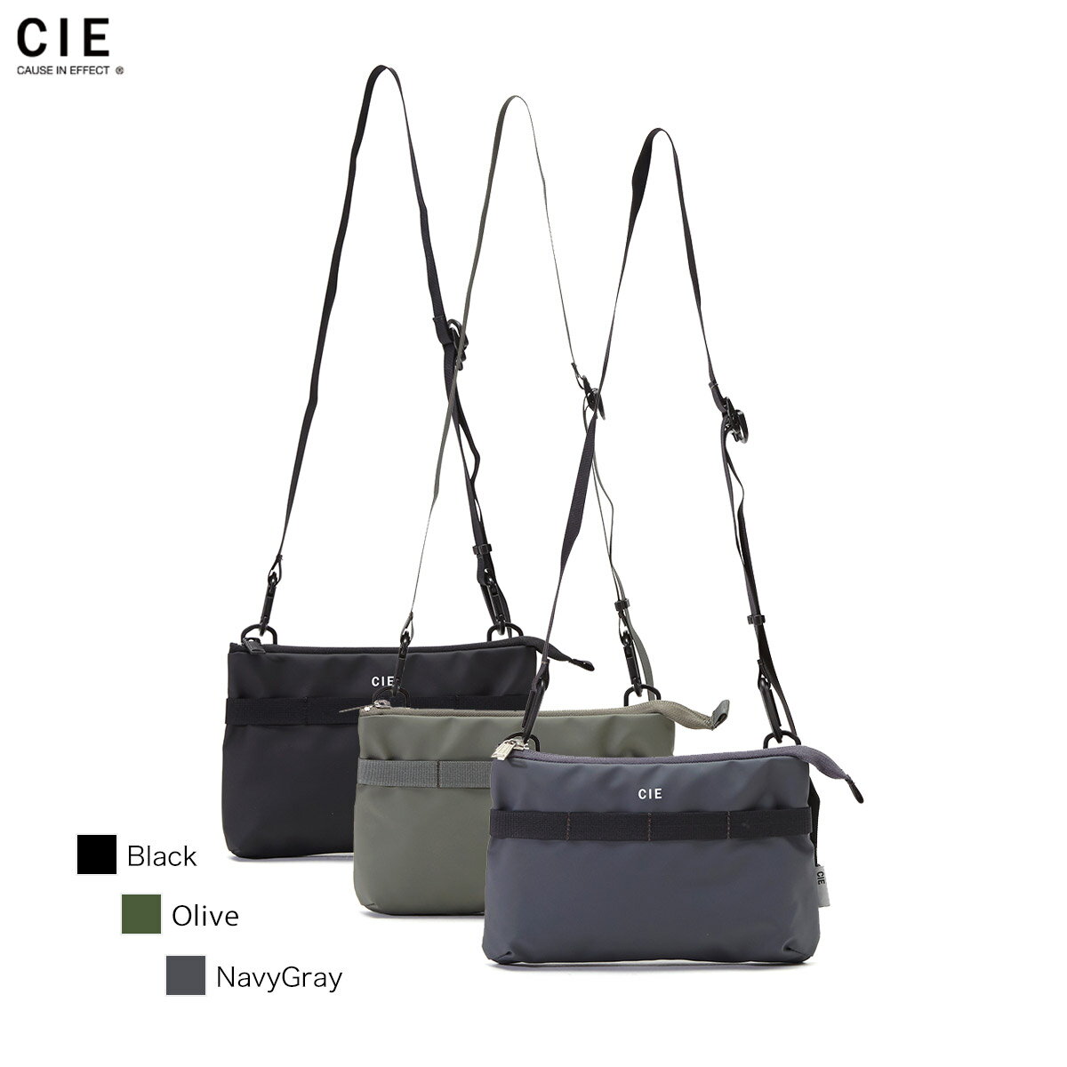 高機能素材を使った、拡張型サコッシュ”cause in effect(原因と結果)”の頭文字をとって名付けられたバッグブランド、CIE(シー)。商品を手にして頂いた結果に至るまでの経緯を追求、「原因」を考察し、新たなる「結果」に繋がる探究心...