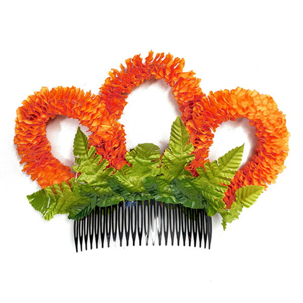 花部分長さ：左右約23cm コーム長さ：左右約14cm　 *左右の長さはあくまで目安です。個体差があります。 入荷時期、製造ロットにより色味、質感等が異なる場合がございます。あらかじめご了承くださいませ。 商品情報に表示されます配送予定日程...