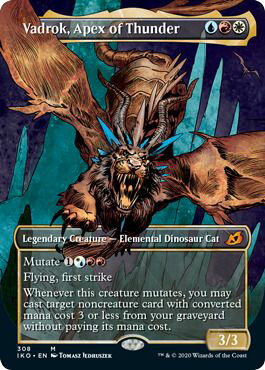 商品説明 ふりがな 言語 英語 収録パック イコリア：巨獣の棲処(IKO) 型番 IKO-308 レアリティ 神話レア カード種別 マナコスト タイプ テキスト 変容(1)(白/青)(赤)(赤)（あなたがこの呪文をこれの変容コストで唱えるな...