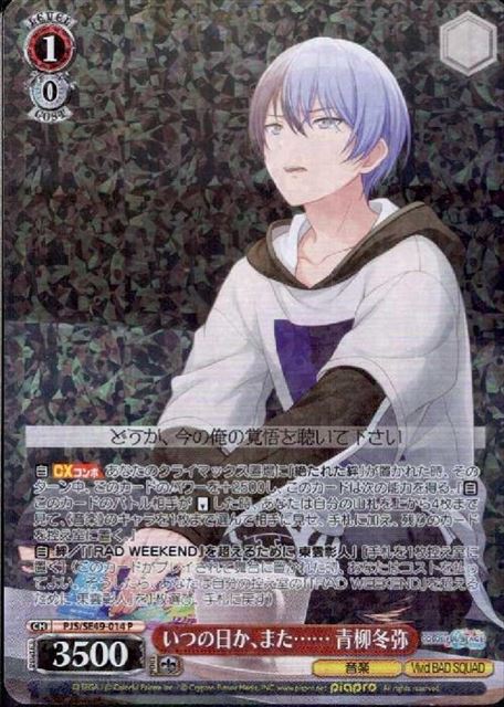 商品説明 収録パック コレクションパック (PJS/SE49) 言語 日本語 型番 PJS/SE49-014 レアリティ P タイトル プロジェクトセカイ カラフルステージ！feat.初音ミク 種類 キャラ 色 赤 レベル 1 コスト 0 ...