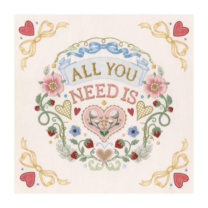 【はじめにご覧ください】→輸入(取り寄せ)刺繍キットの納期について 本商品はクロスステッチではなく、さまざまなステッチを用いて作品を仕上げます。 ・出来上がりサイズ：縦約24cm×横約24cm ・キット内容：刺繍布(デザイン印刷済み)、綿刺...