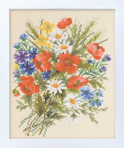 ●キット内容：刺繍糸(綿)、刺繍布(綿)、クロスステッチ針、図案付説明書●難易度：B(初〜中級者向)●デザイン：オノエ・メグミ●出来上がりサイズ:29.7×36.4cm●オリムパス刺繍布No.3000(ジャバクロス中目・綿100％・ベージュ...